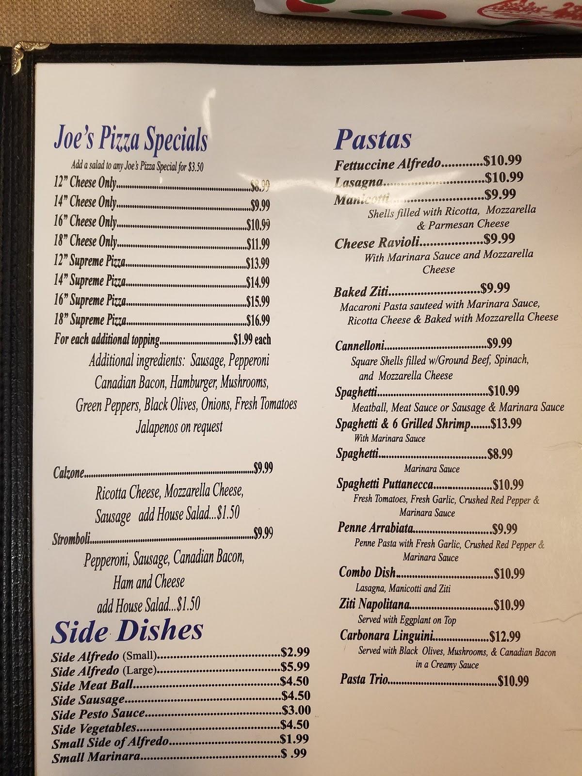 Joe's Italian Grill Livingston Texas at Cristal Lawrence blog