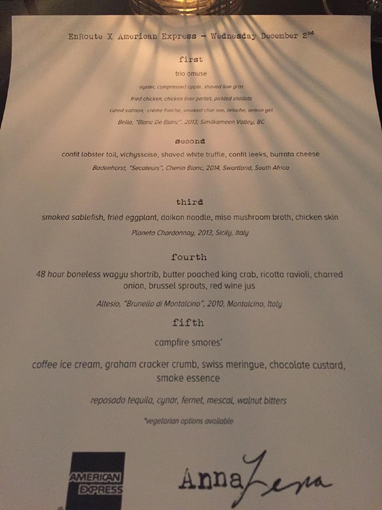 Menu at AnnaLena pub & bar, Vancouver, W 1st Ave