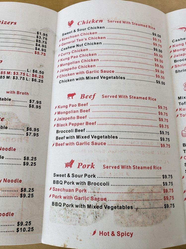 Menu at Chinese Kitchen restaurant, Layton, E 3000 N a4