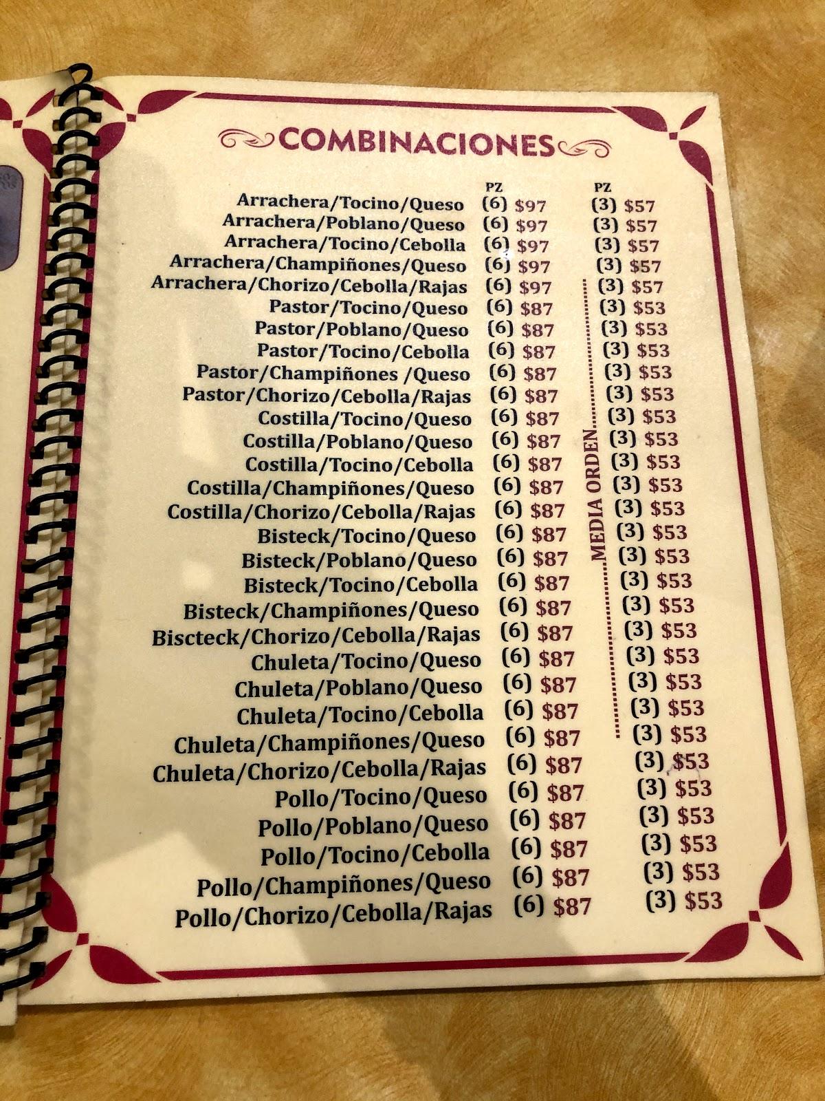 Menu at EL LAGO DE LOS PATOS restaurant, Naucalpan, Av. Cuajimalpa 8