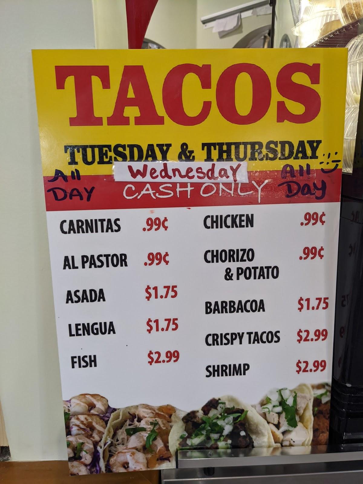 Menu at Fast n Fresh Mexican Grill restaurant, Simi Valley