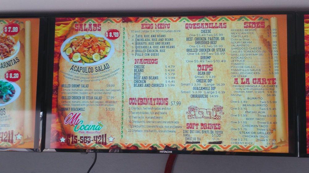 Menu at EL MONTE WOODBURY restaurant, Woodbury