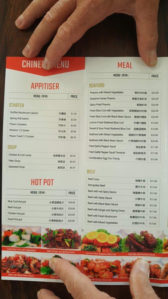 Menu at Te Anau Dairy fast food, Te Anau