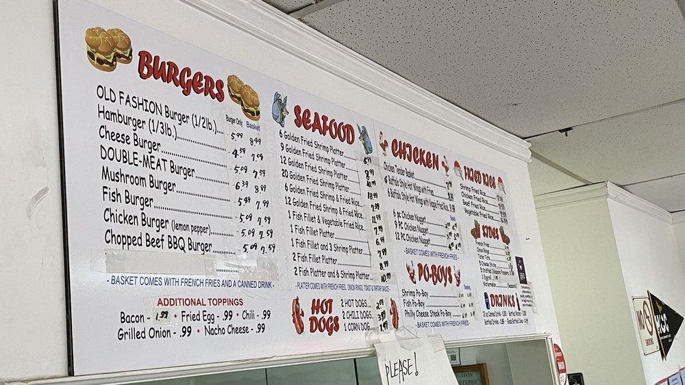 Menu at Sukos Burger restaurant, Houston