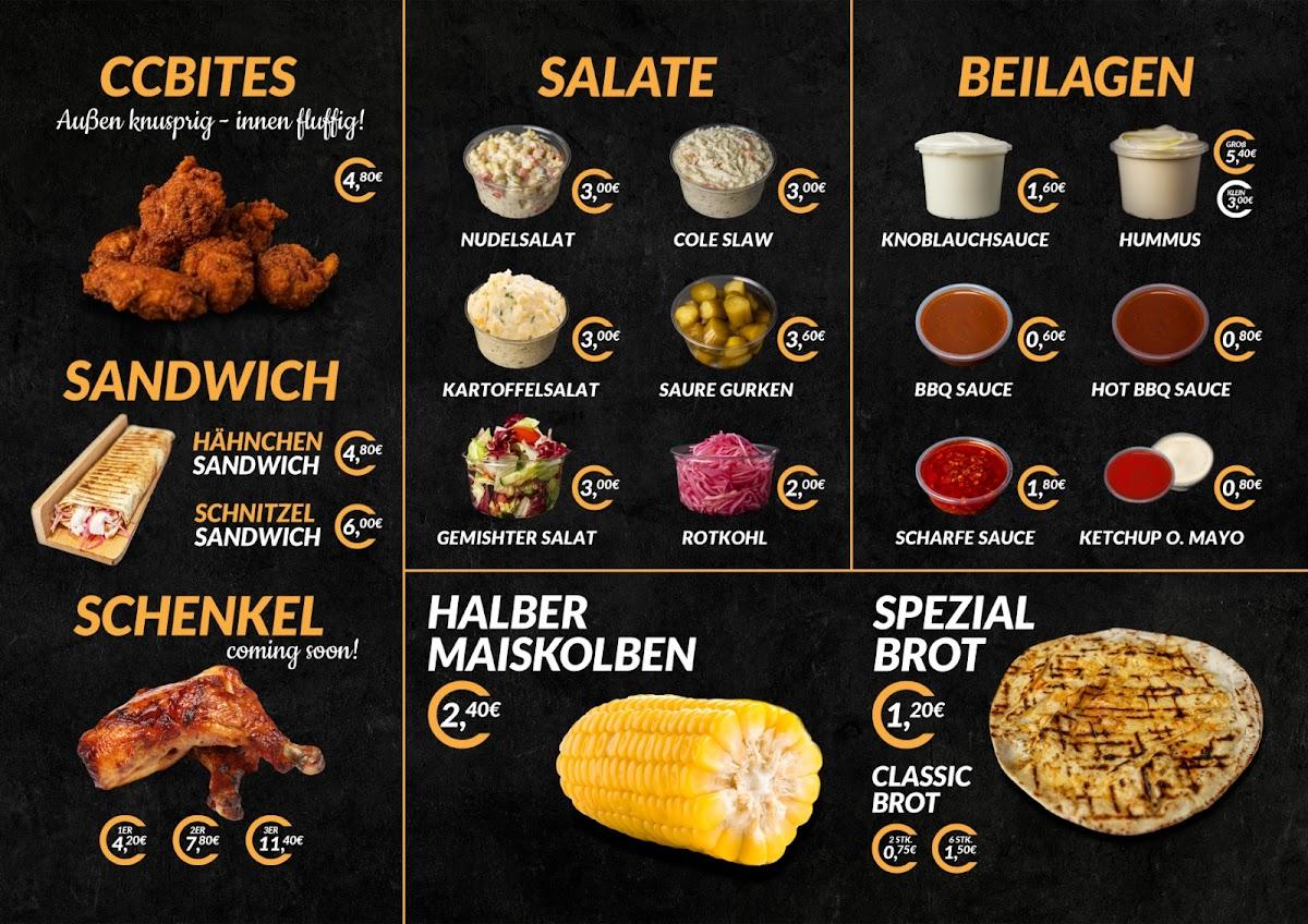 Speisekarte von City Chicken das Original seit 1996 restaurant, Berlin ...