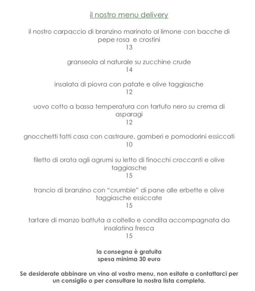 Menu da Trattoria da Ignazio ristorante, Venezia