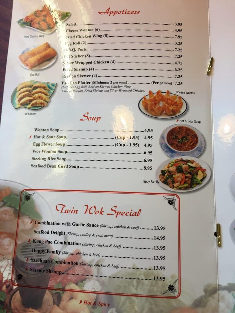 Menu at Twin Wok Restaurant, Ely