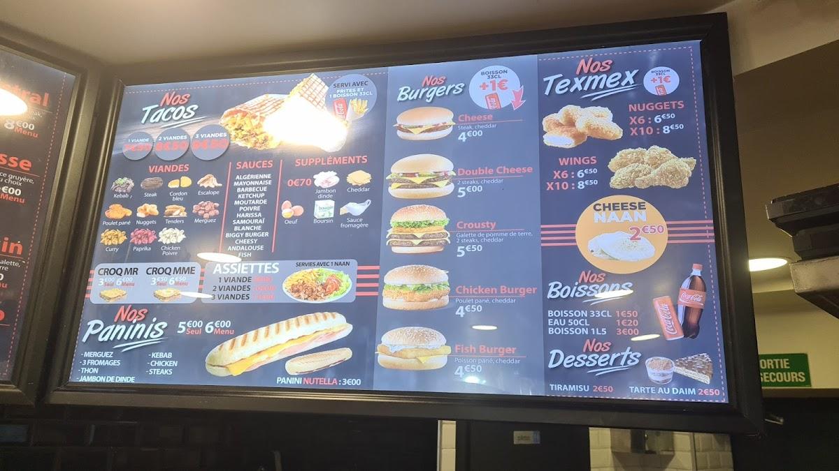 Menu at Cocci'nan restaurant, Montrouge