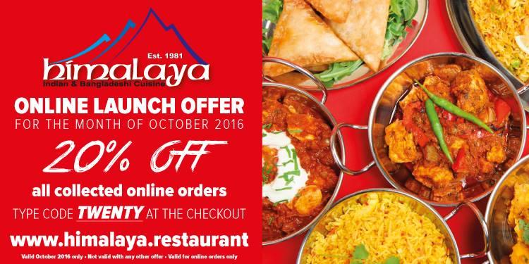Menu at Himalaya Restaurant, Leighton Buzzard