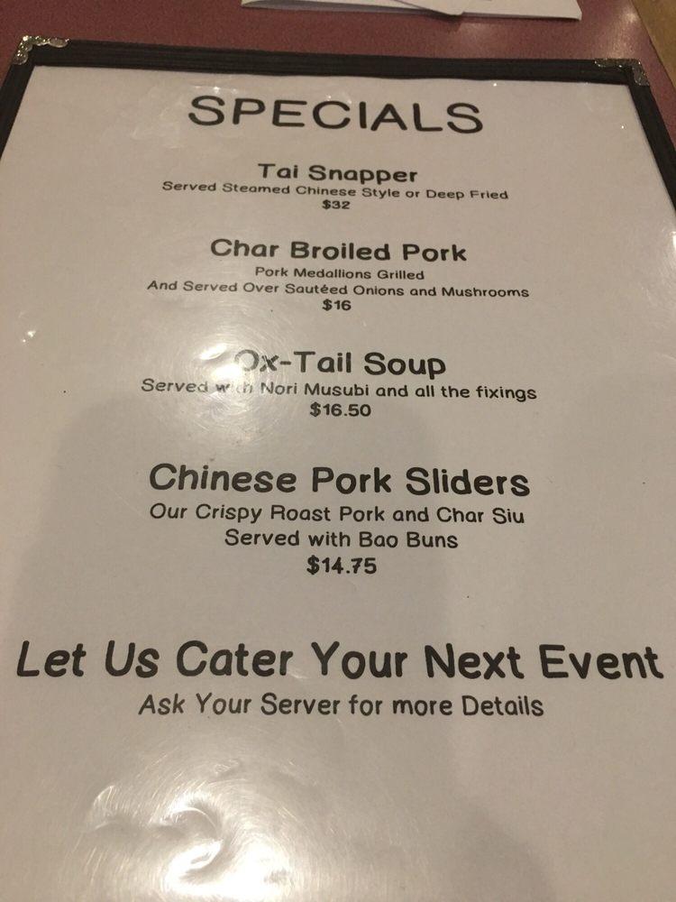 Menu at Side Street Inn pub & bar, Honolulu, Hopaka St