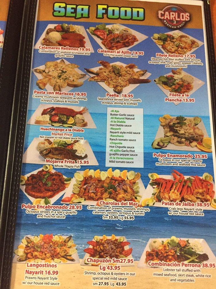 Menu at Chilo's Mexican Grill pub & bar, Crystal Lake