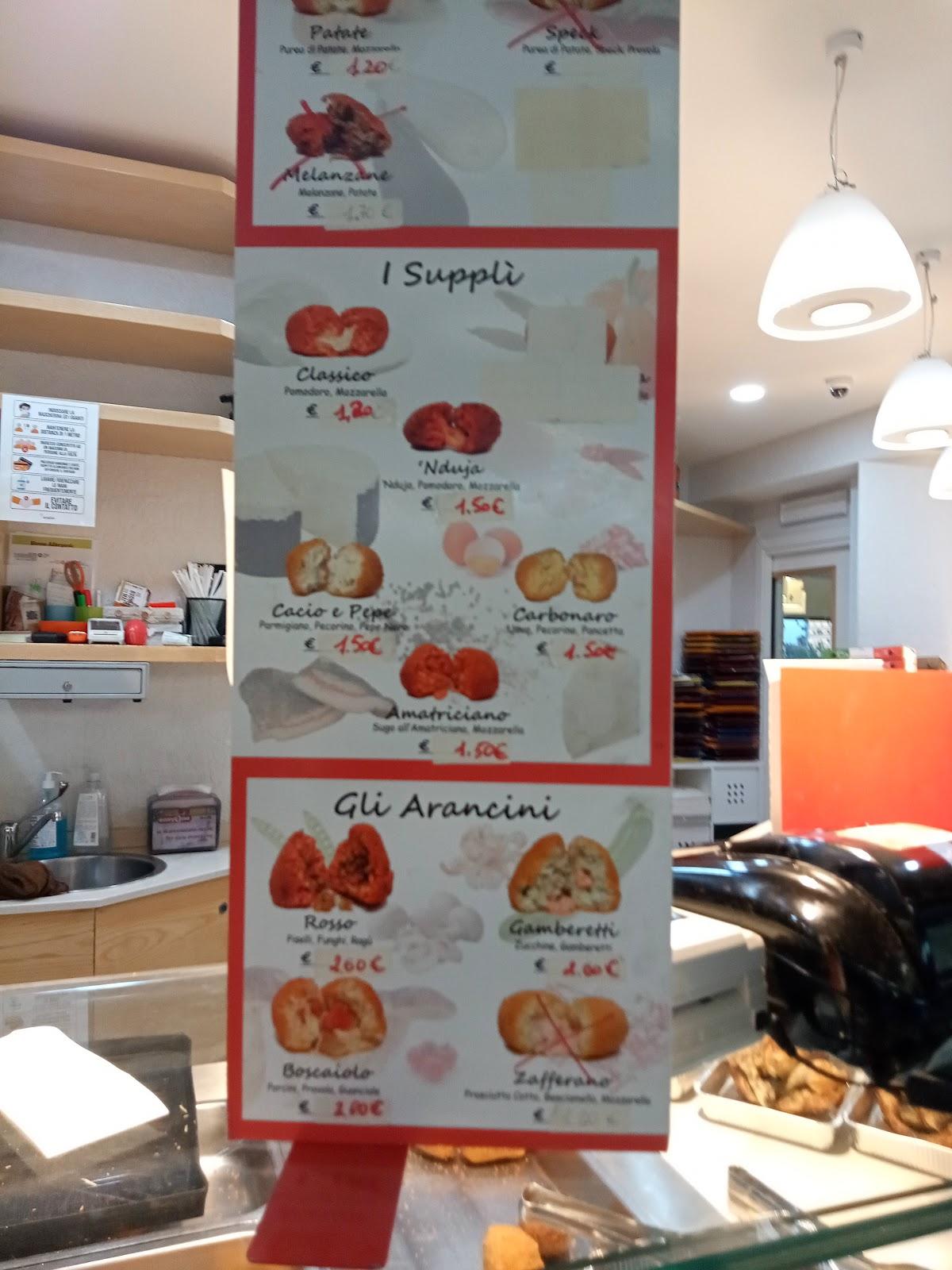 Menu da MAMMA PIZZA ristorante, Roma, Via Torresina