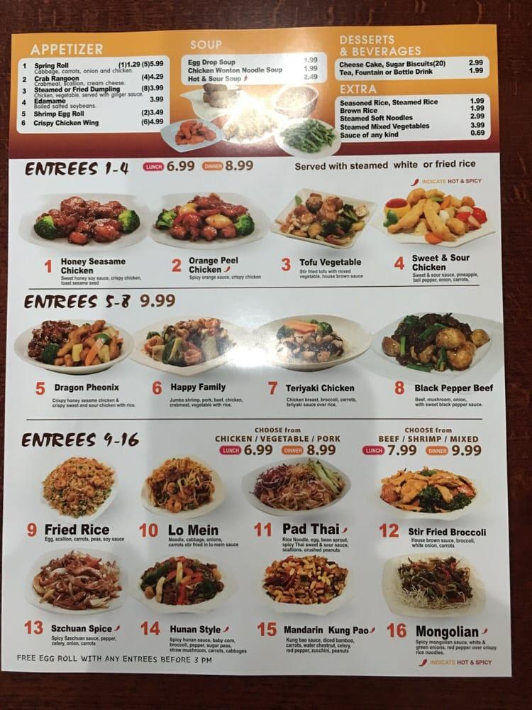 Menu at Rice Pot restaurant, Duncanville