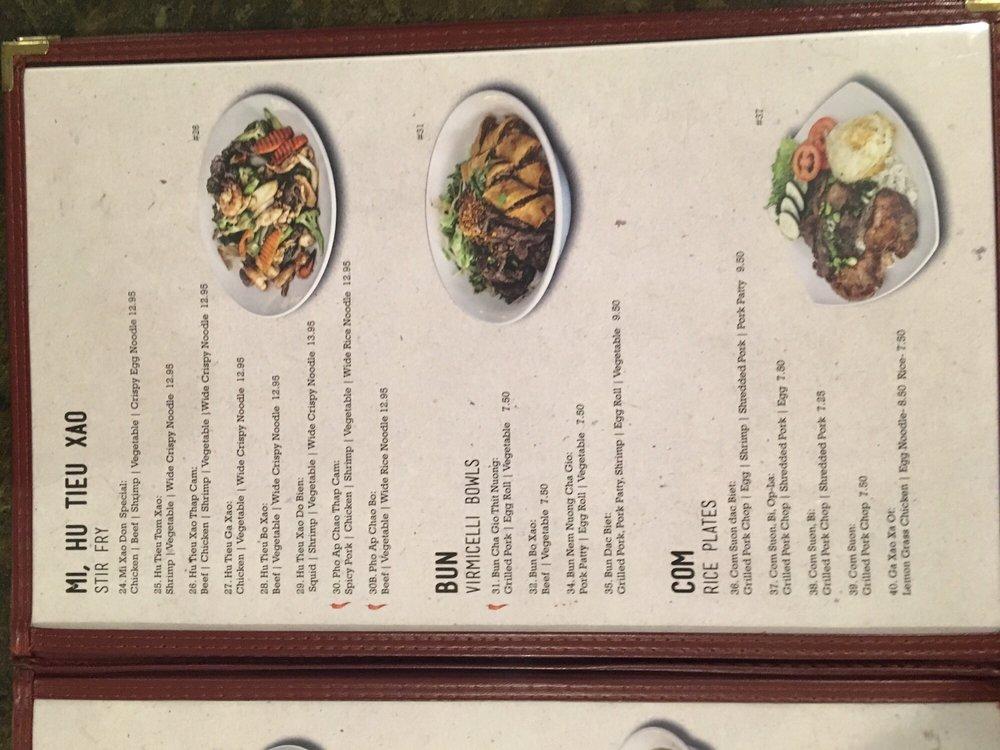 Menu at Asian Palace Restaurant Phở 99, Grand Rapids
