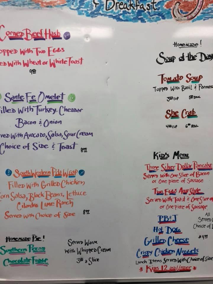 Menu at Southern Coney And Breakfast restaurant, Hilton Head Island