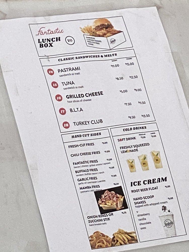 Menu at Eat Fantastic - Arcadia restaurant, Arcadia