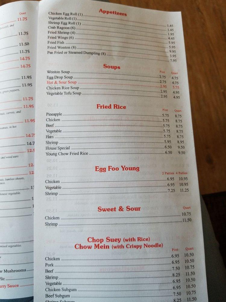 Menu at Hunan Town restaurant, Southfield