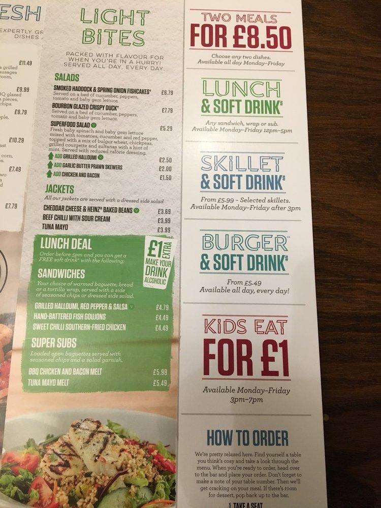 Menu at The Plough pub & bar, Aylesbury