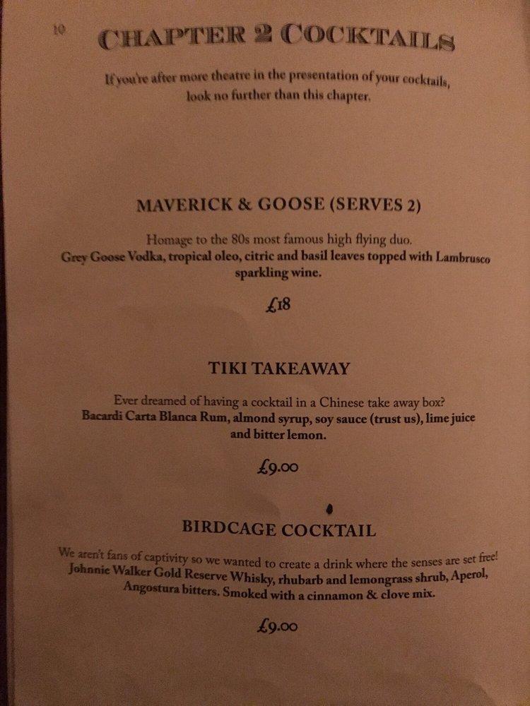 Menu at Panda & Sons pub & bar, Edinburgh