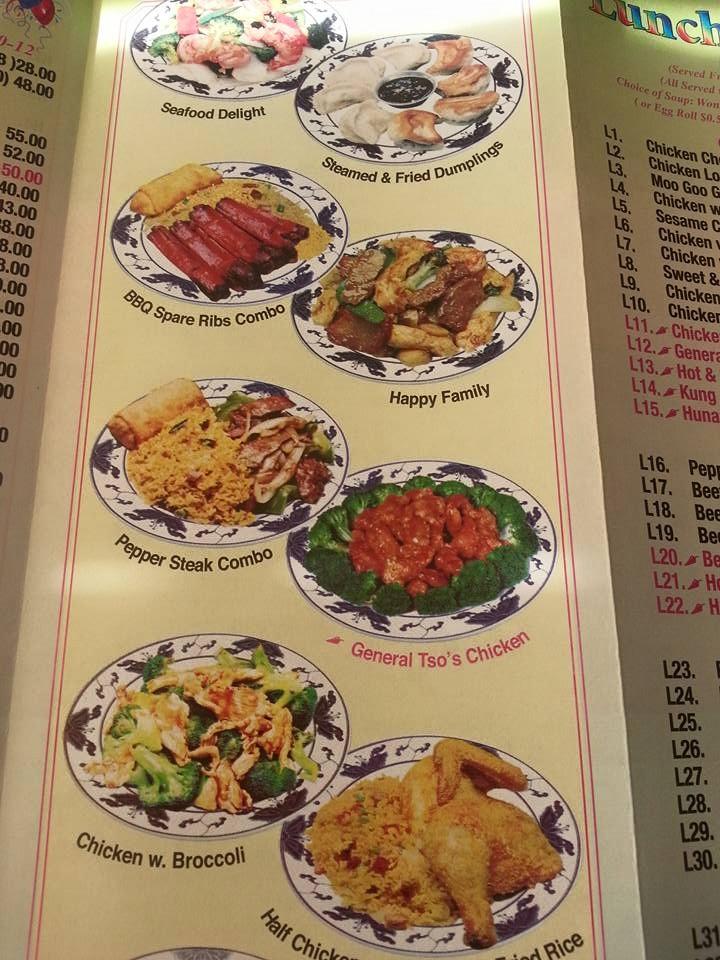 Blessing Chinese Food Menu at David Baltzell blog