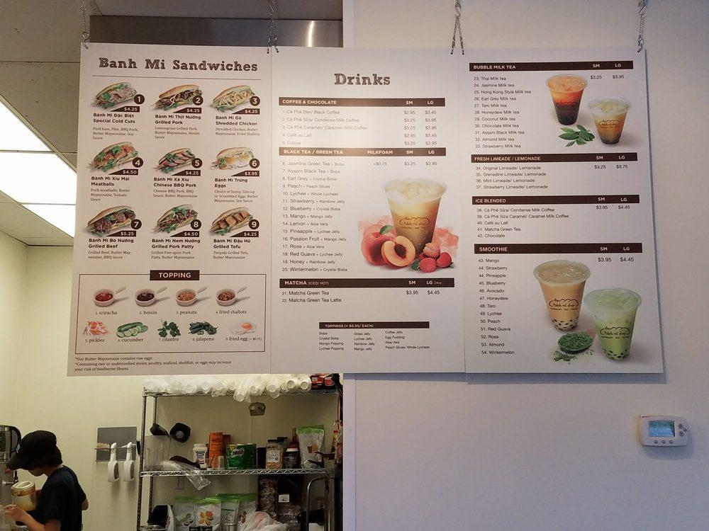 Menu at The Banh Mi Shop restaurant, Bellevue