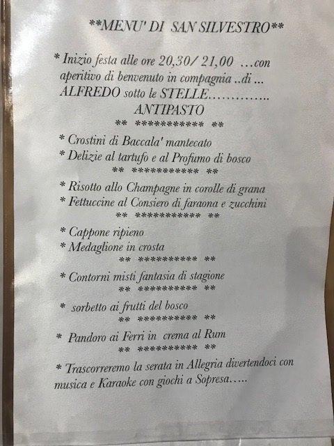 Menu at Osteria antica vivaro restaurant, Dueville, Piazza San Pio X 4