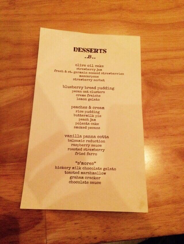Menu at Grotta di Fuoco pub & bar, Long Beach