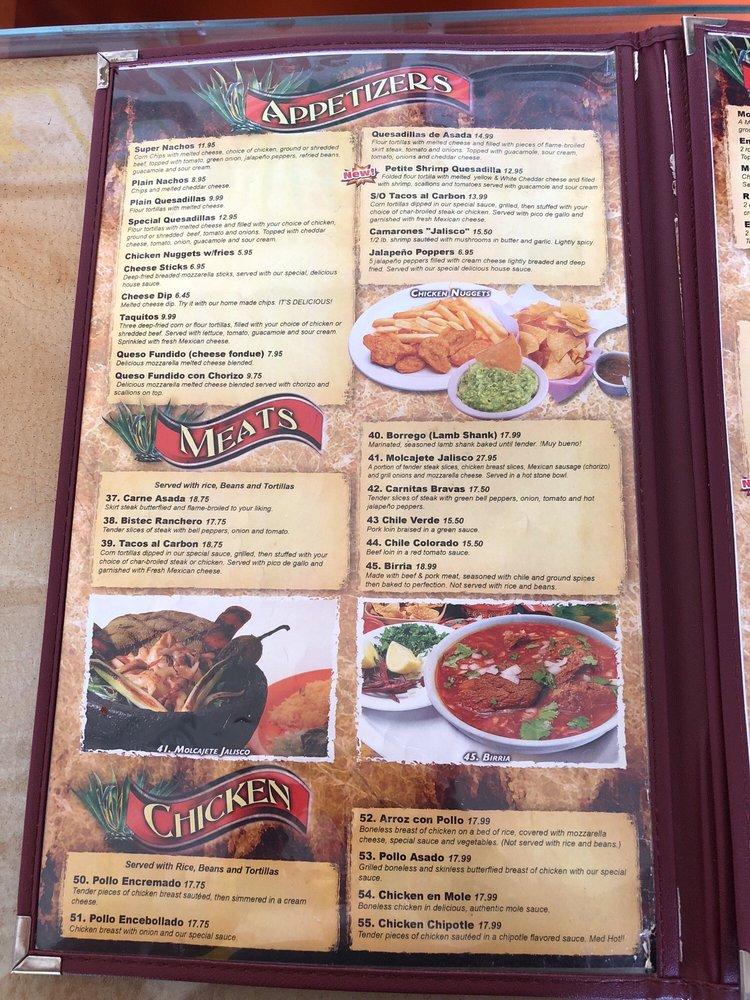 Menu at Señor Tequila's Fine Mexican Grill (Collier Blvd) restaurant ...