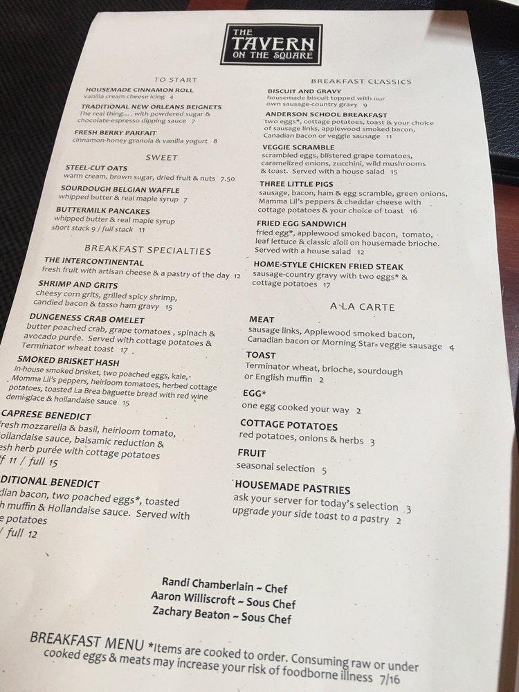 Menu at McMenamins Anderson School pizzeria, Bothell