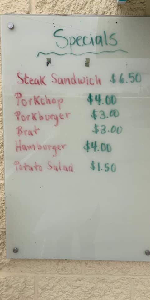 Menu at Sprinkles restaurant, Princeville