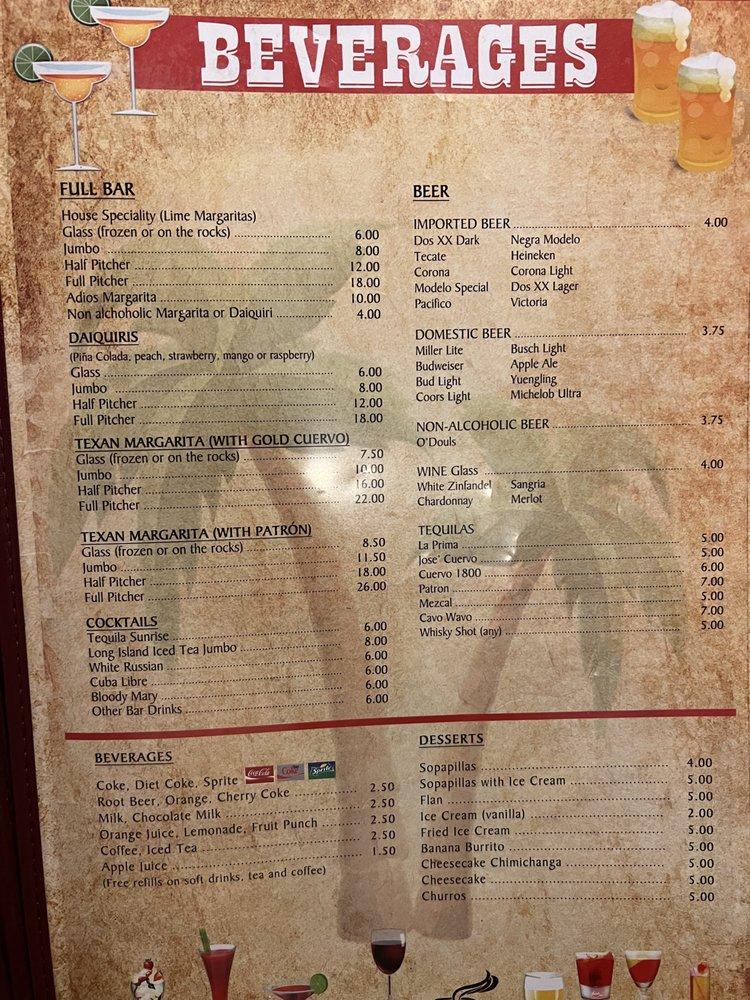 Carta de Yucatan Restaurant, Coshocton