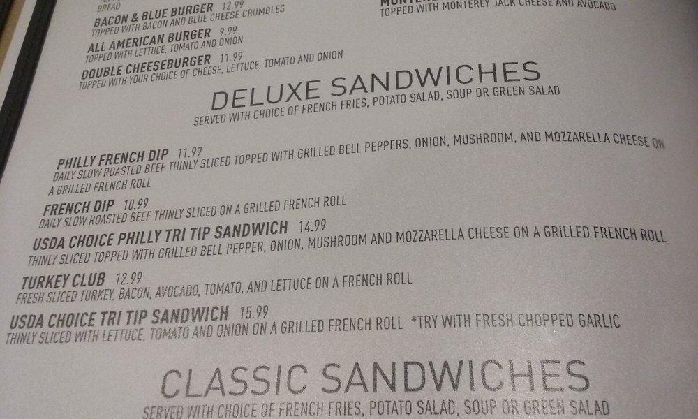 Menu at Longhouse Restaurant, Gilroy, Monterey Hwy