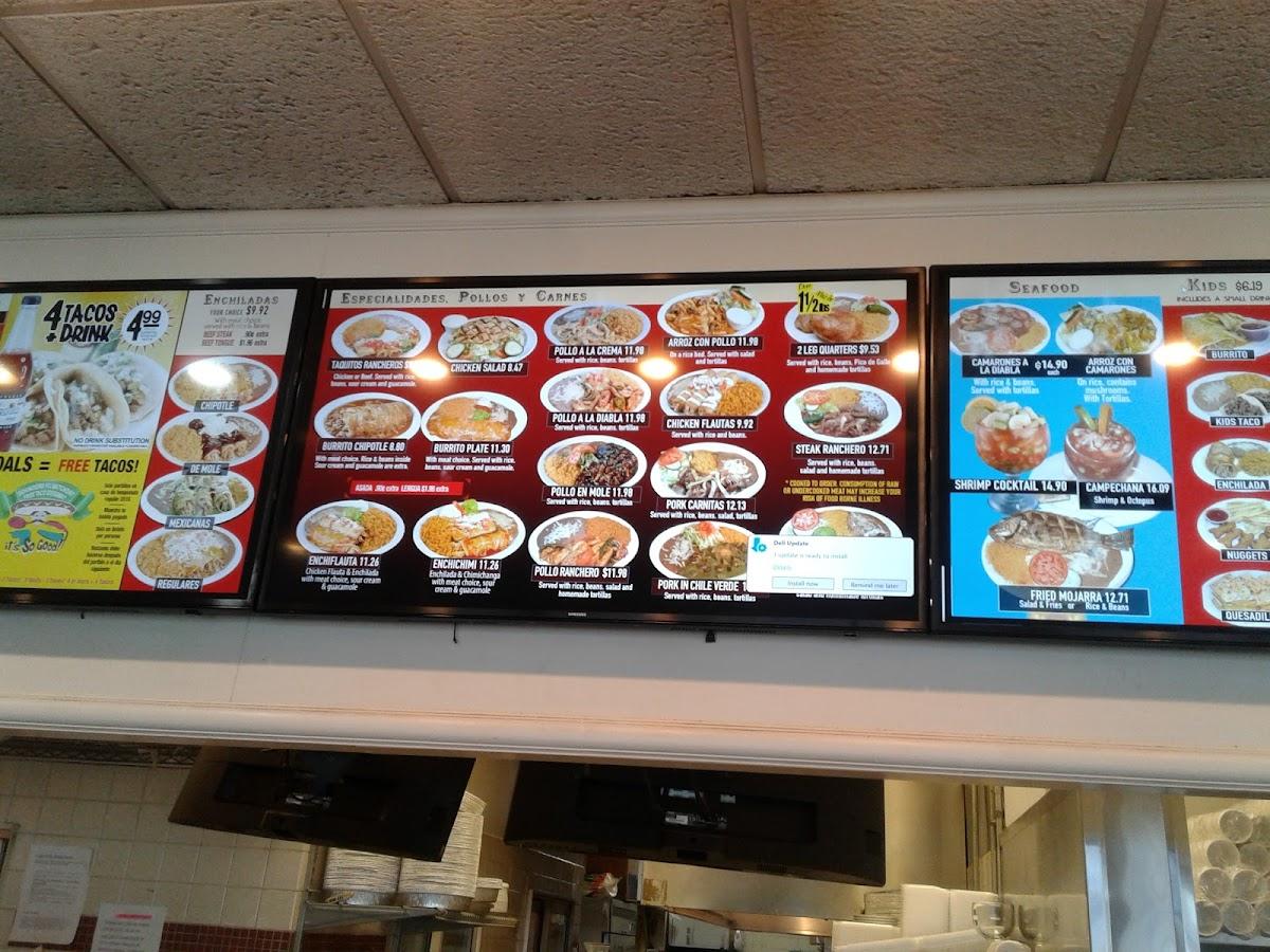 Menu at El Rinconsito Bellevue restaurant, Bellevue, 140th Ave NE Ave