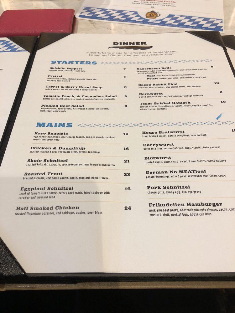 Menu at Liter House pub & bar, Indianapolis