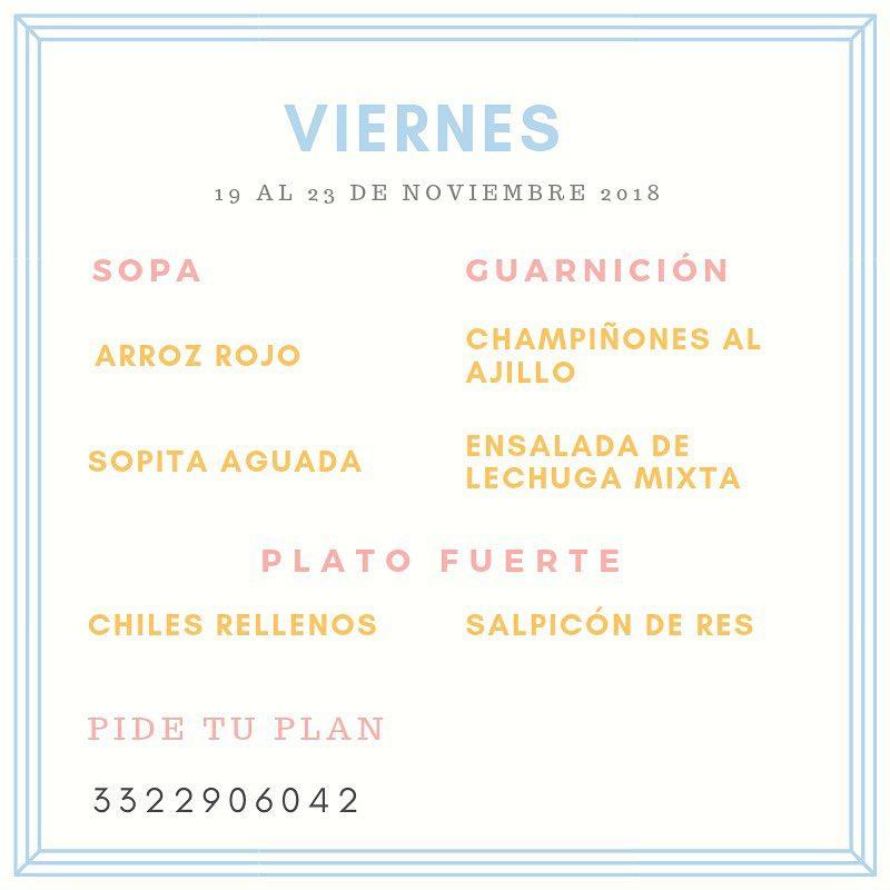 Menu at Bendito Bocado restaurant, Mexico