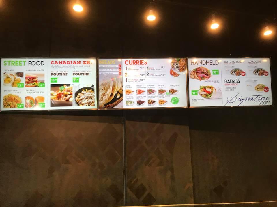Menu at Amaya Express restaurant, Toronto, 95 The Pond Rd #20
