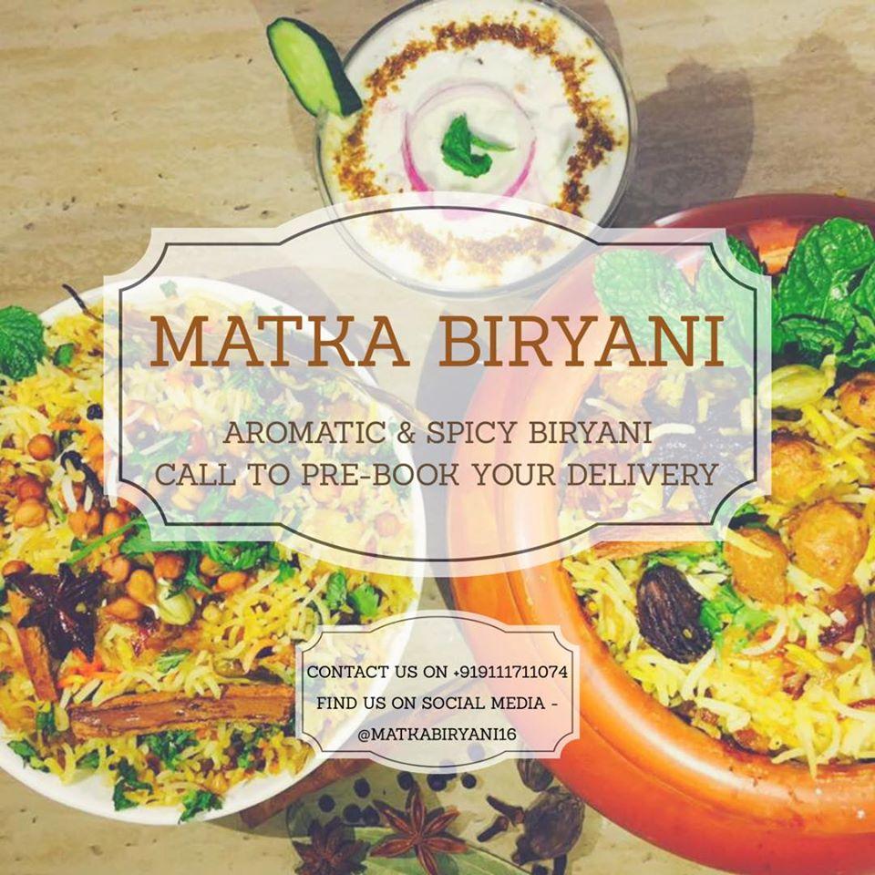 Menu at Matka Biryani, Indore
