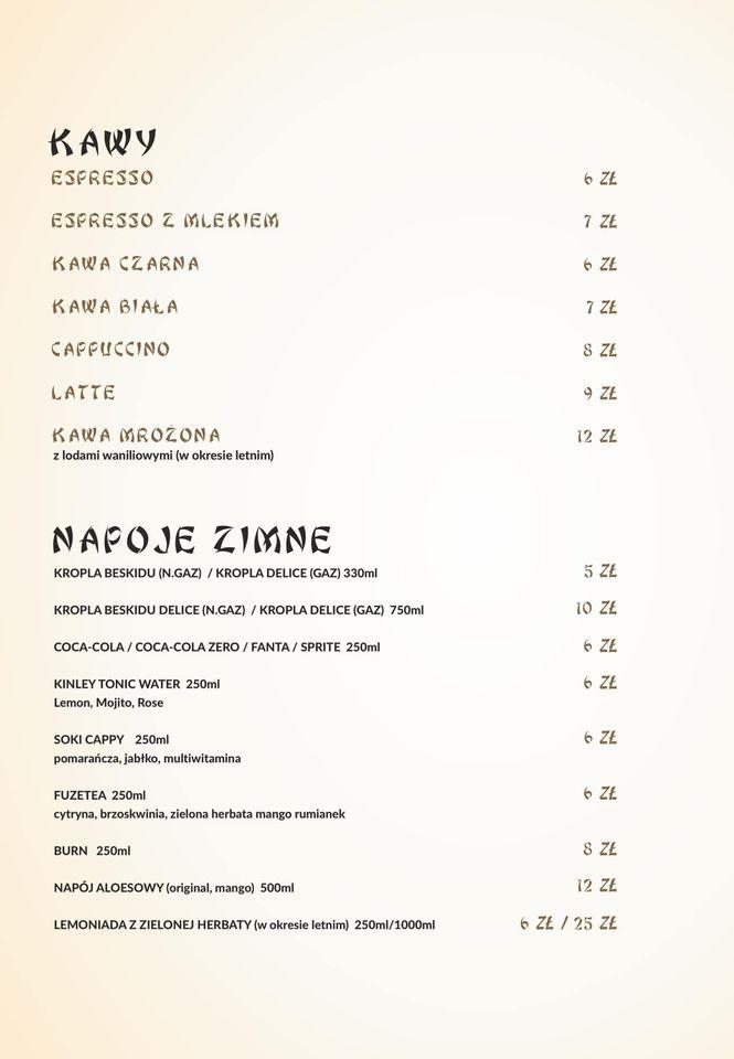 Menu at Sushi House Nowy Targ restaurant, Nowy Targ