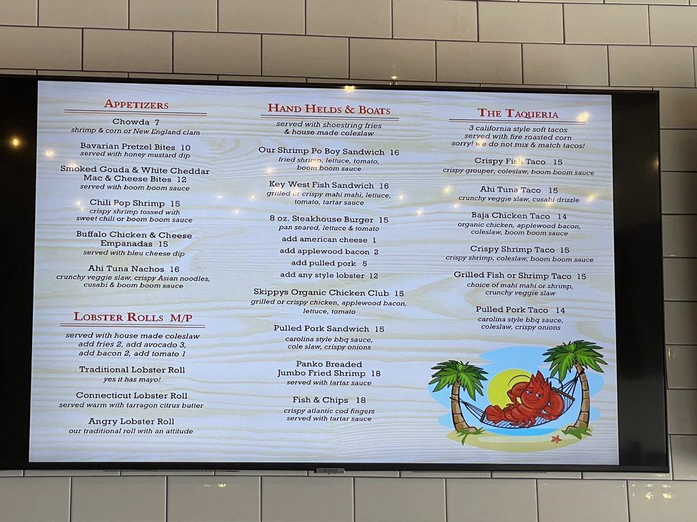 Menu at Lazy Lobster restaurant, Massapequa