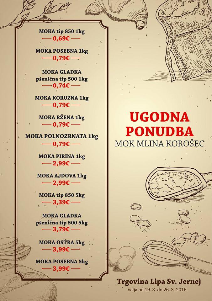 Speisekarte von TGP Lipa pub & Bar, Loče