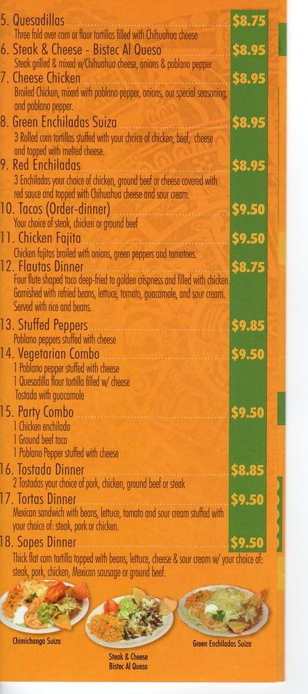 Menu at Boss Burrito restaurant, Oak Park, Westgate St