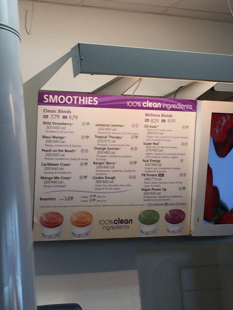 Menu at Freshëns pub & bar, Orlando, Orlando International Airport