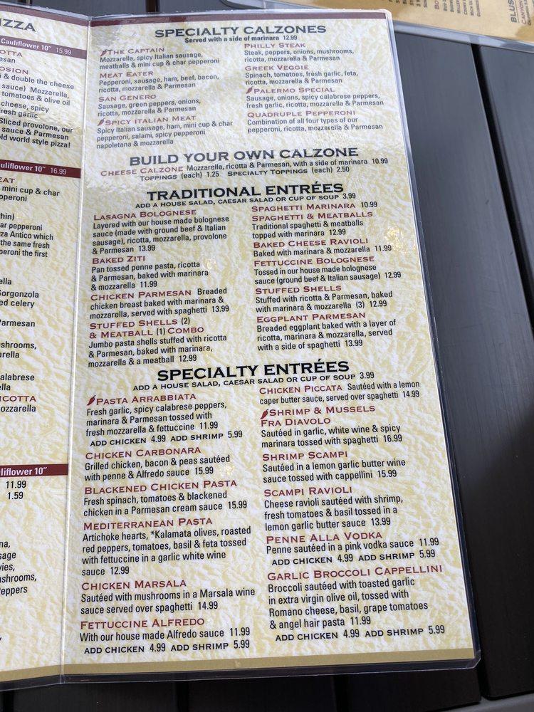 Menu at Piesanos Clermont pizzeria, Clermont