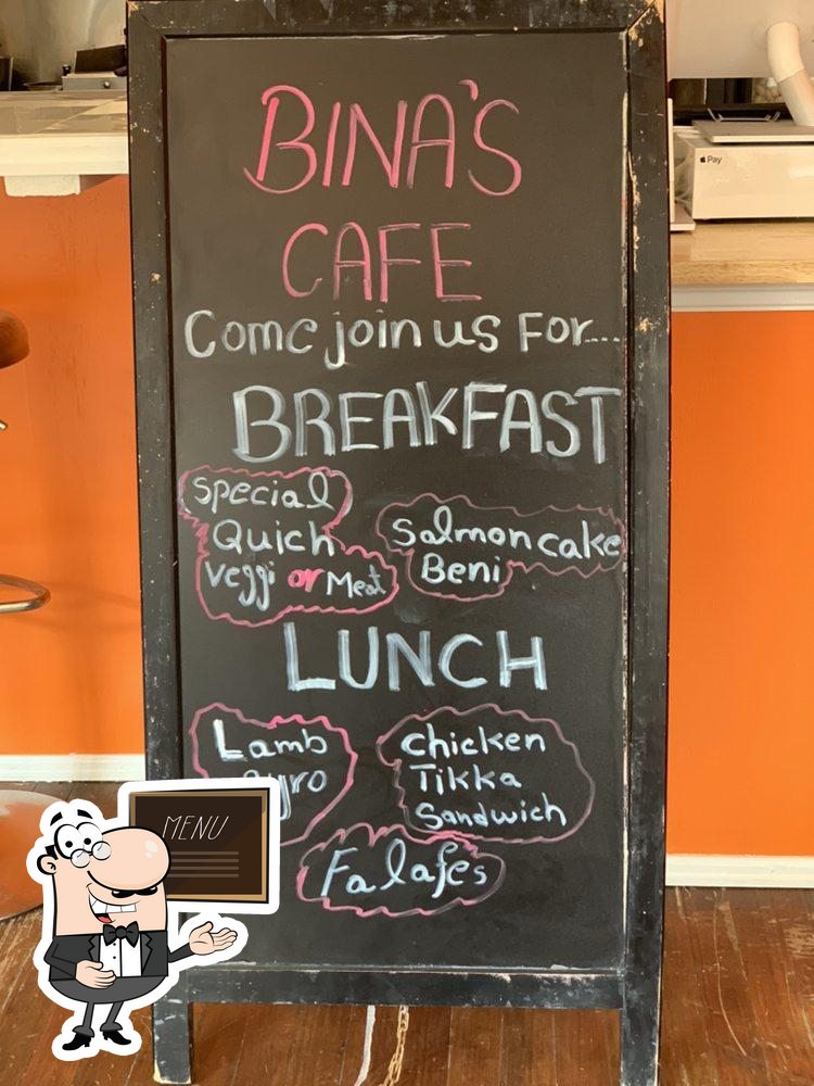 BINA’s cafe in Saugerties - Restaurant menu and reviews