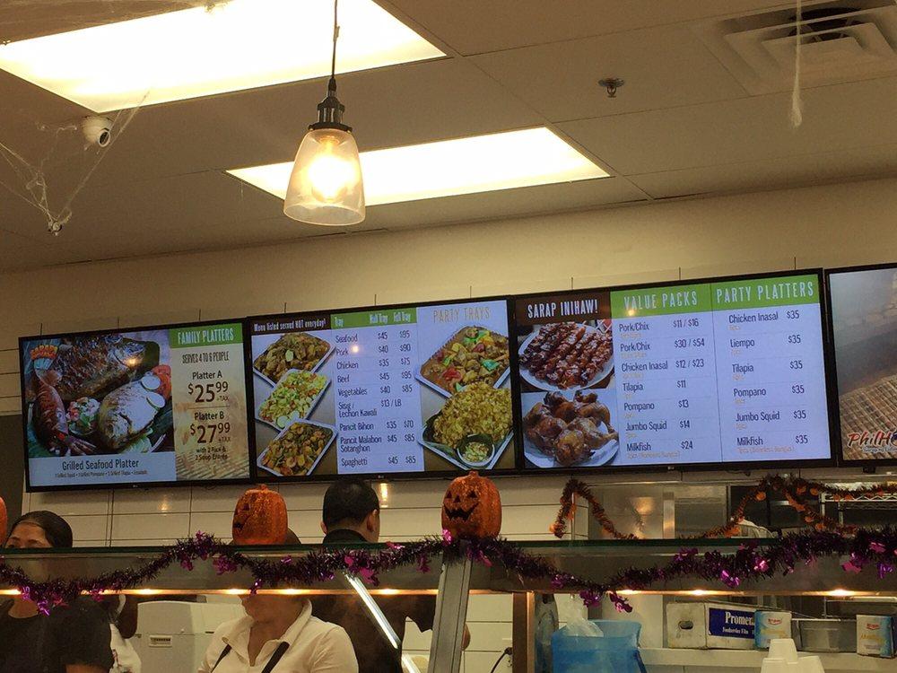 Menu at PhilHouse restaurant, Las Vegas, W Tropicana Ave