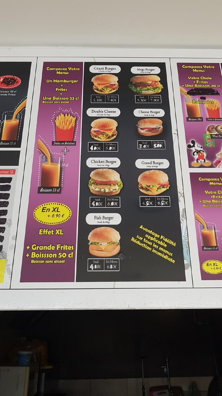 Menu at MB.kebab (chez mona), Vimoutiers