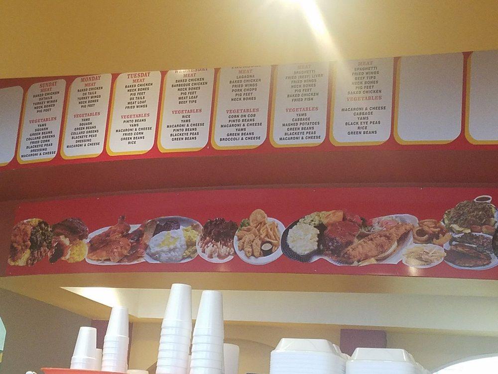 Menu at Top That Grille II restaurant, Birmingham, Bessemer Rd