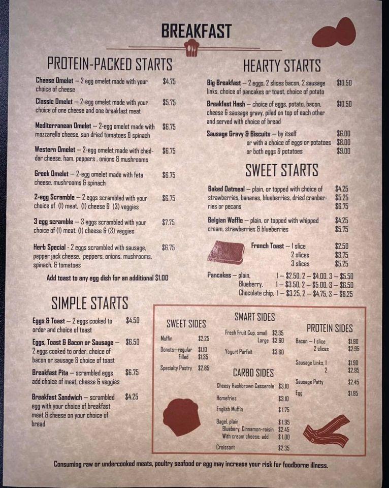 Menu at Two Smart Cookies desserts, Calcutta, Bell School Rd