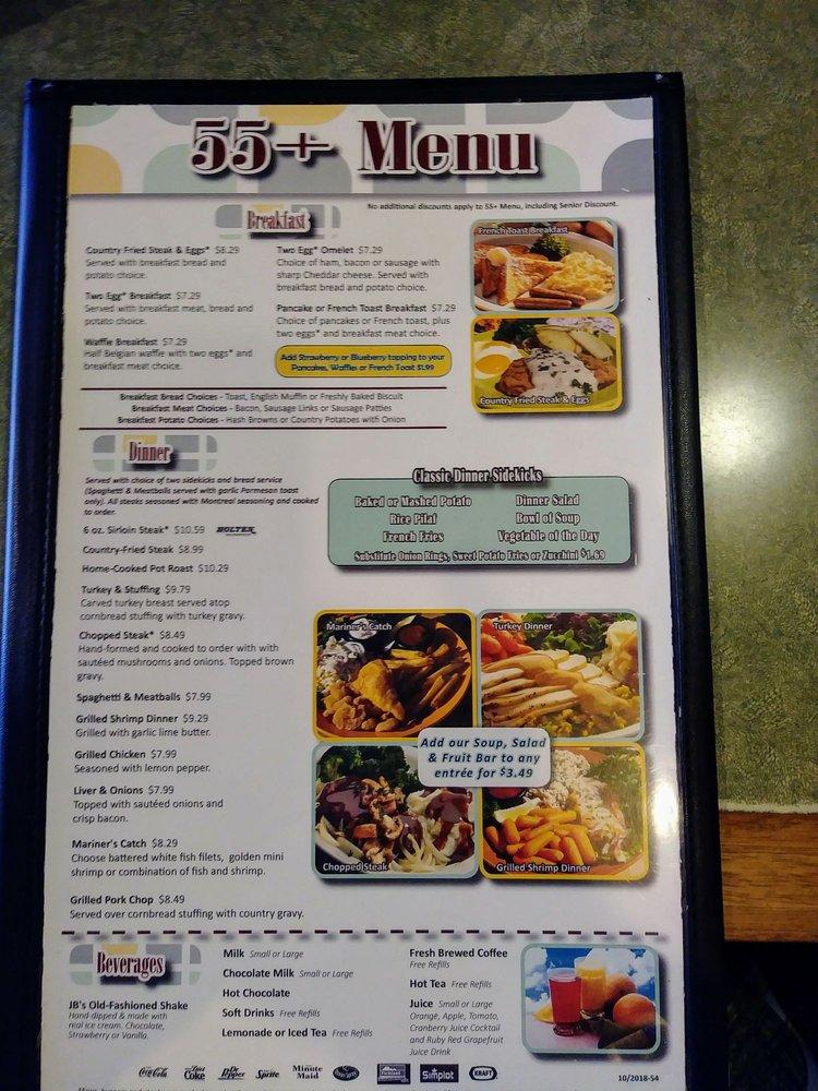 Carta del restaurante KJ's American Grille, Meridian