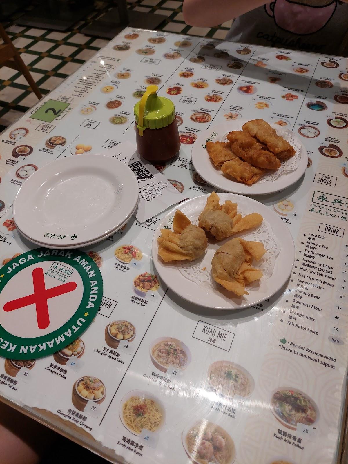 Menu at Wing Heng Hongkong Dimsum Shop (Ranch Market Pesanggrahan Kebon ...